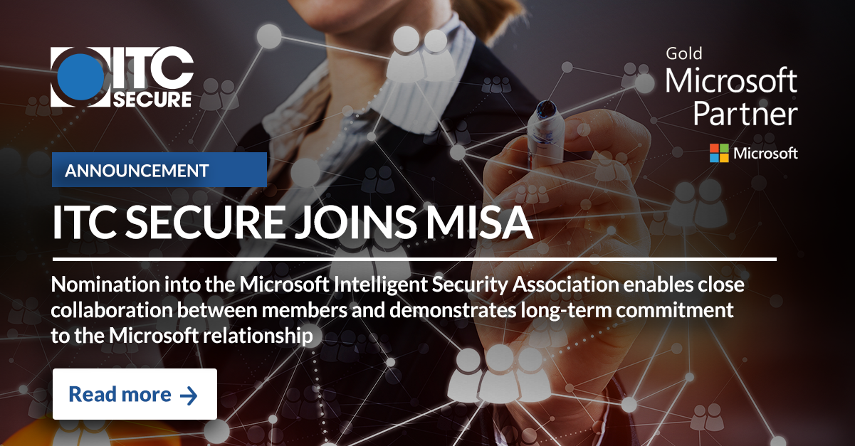 ITC Secure Joins Microsoft Intelligent Security Association (MISA ... ITC Secure Joins Microsoft Intelligent Security Association (MISA ...