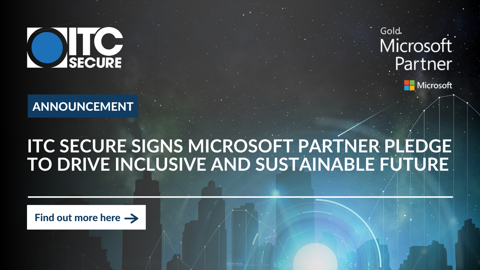 NEWS - ITC Secure joins the Microsoft Partner Pledge NEWS - ITC Secure joins the Microsoft Partner Pledge